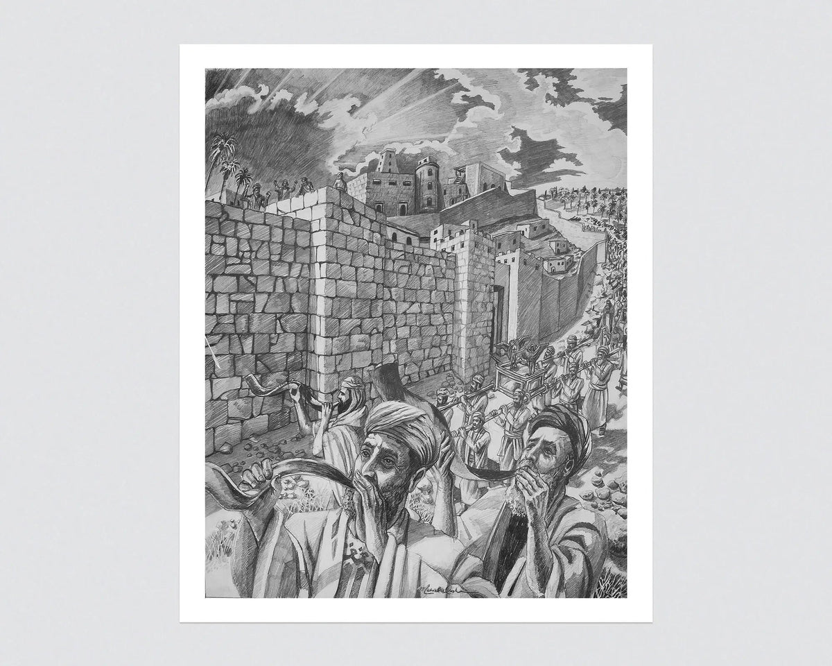 The March Around Jericho - Giclée Art Print – Tree of Life Bible Society